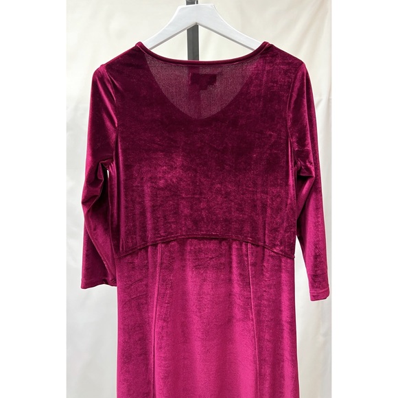 Norm Thompson | Dresses | Norm Thompson Deep Burgundy Wine Red 34 ...
